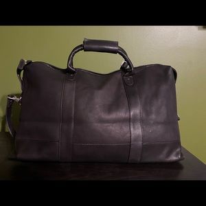 Lexus | Bags | Lexus Brown Leather Duffle Overnight Bag | Poshmark